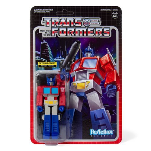 Transformers Optimus Prime 3 3/4-Inch ReAction Figure – The Family Gadget